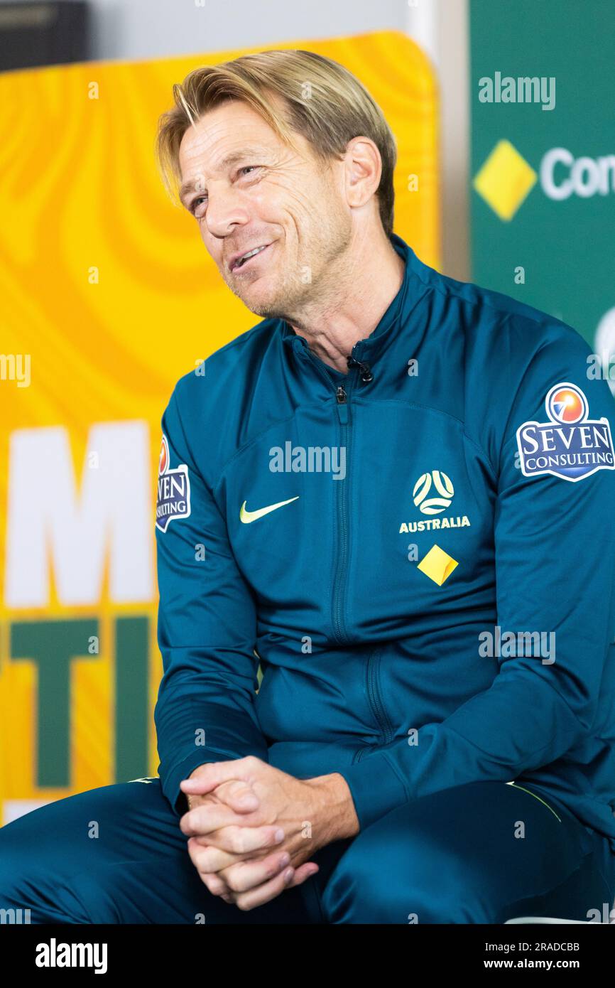 Australian Matildas Football Team Media Opportunity Stock Photo - Alamy