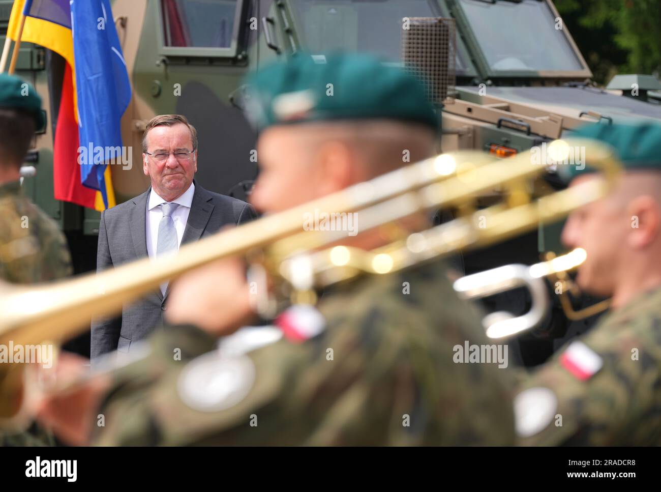 Polish military contingent hi-res stock photography and images - Alamy