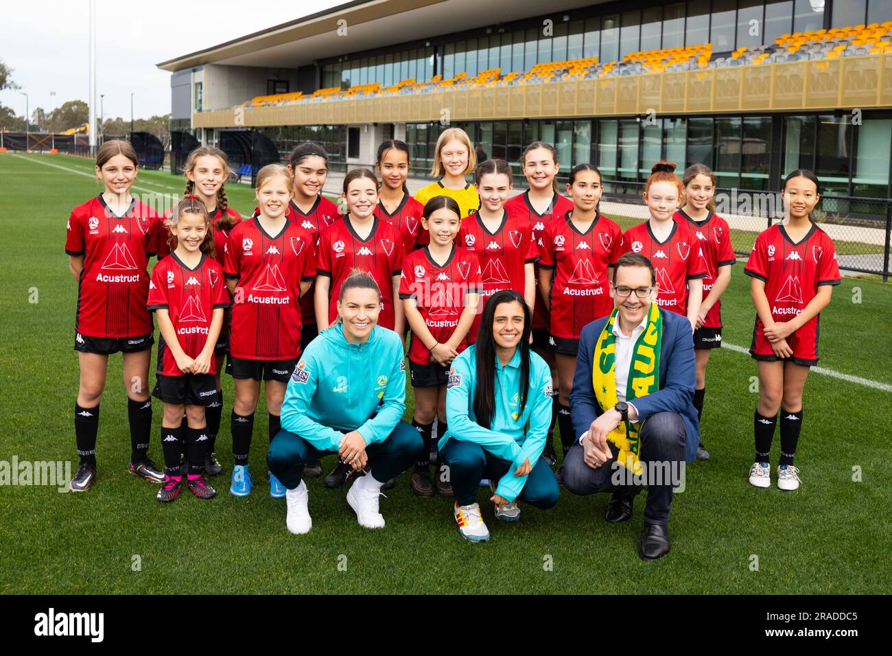 Australian Matildas Football Team Media Opportunity Stock Photo - Alamy
