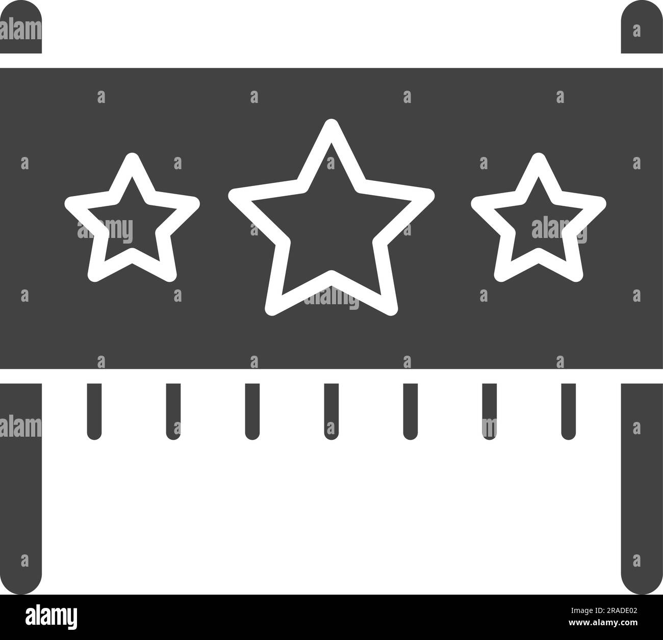 Banner graph icon outline Black and White Stock Photos & Images - Alamy