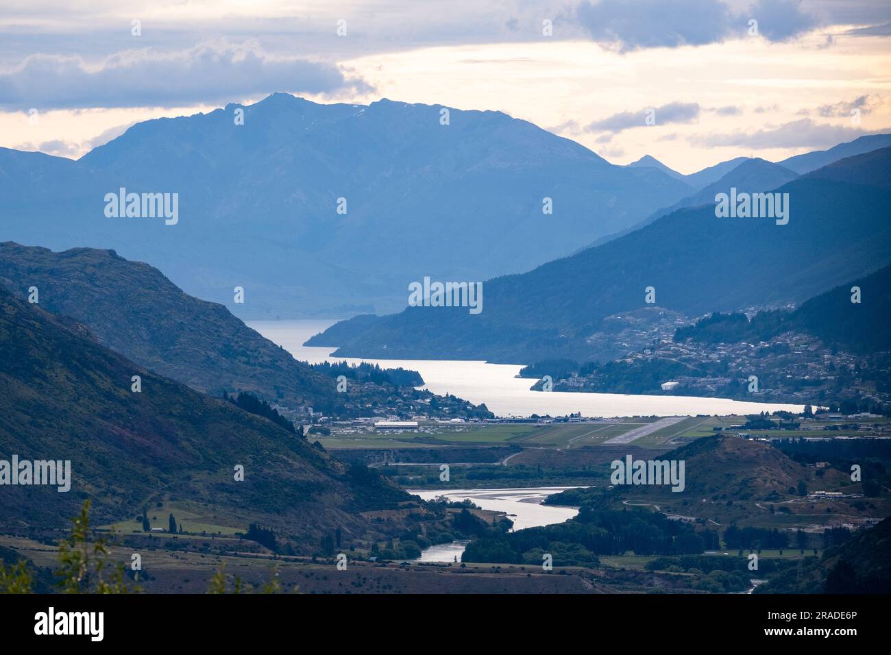 Views of the Queenstown Area from Crown Range Summit on the popular ...