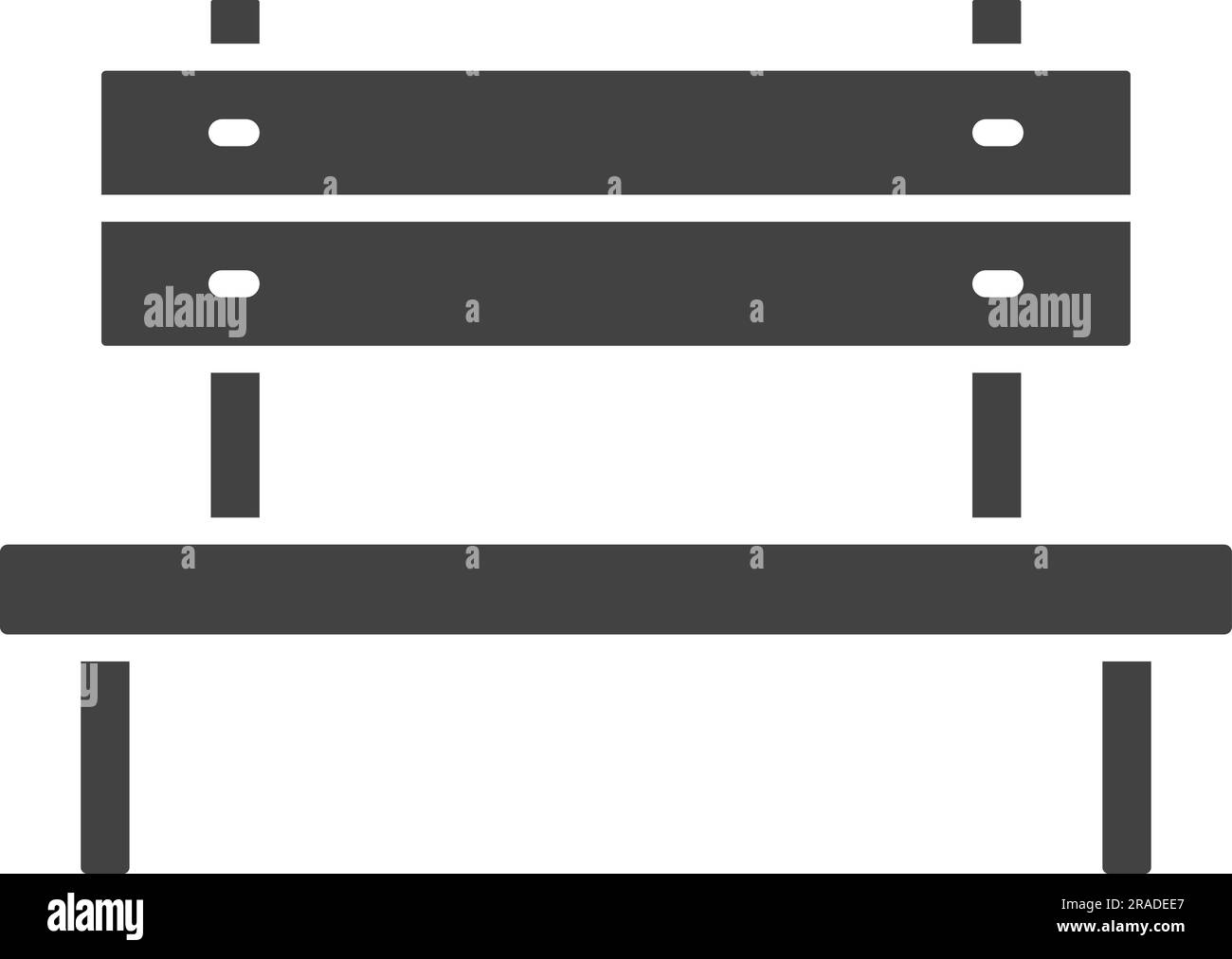 Bench Icon Image Stock Vector Image & Art - Alamy