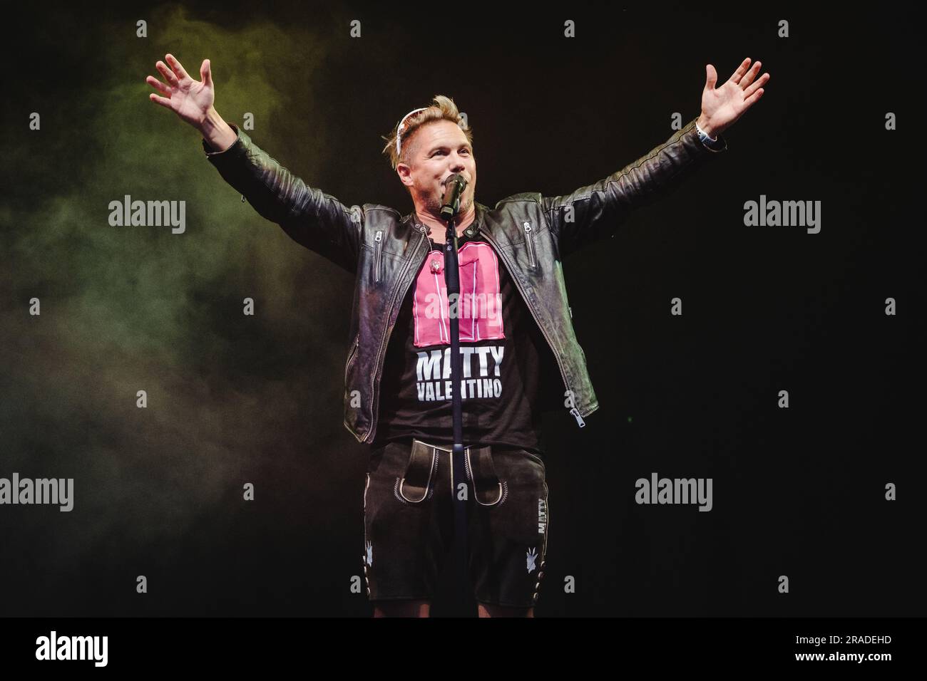 Dagmersellen, Switzerland. 30th, June 2023. The Austrian singer Matty ...