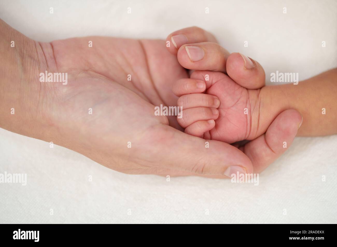 Newborn baby hand hi-res stock photography and images - Alamy