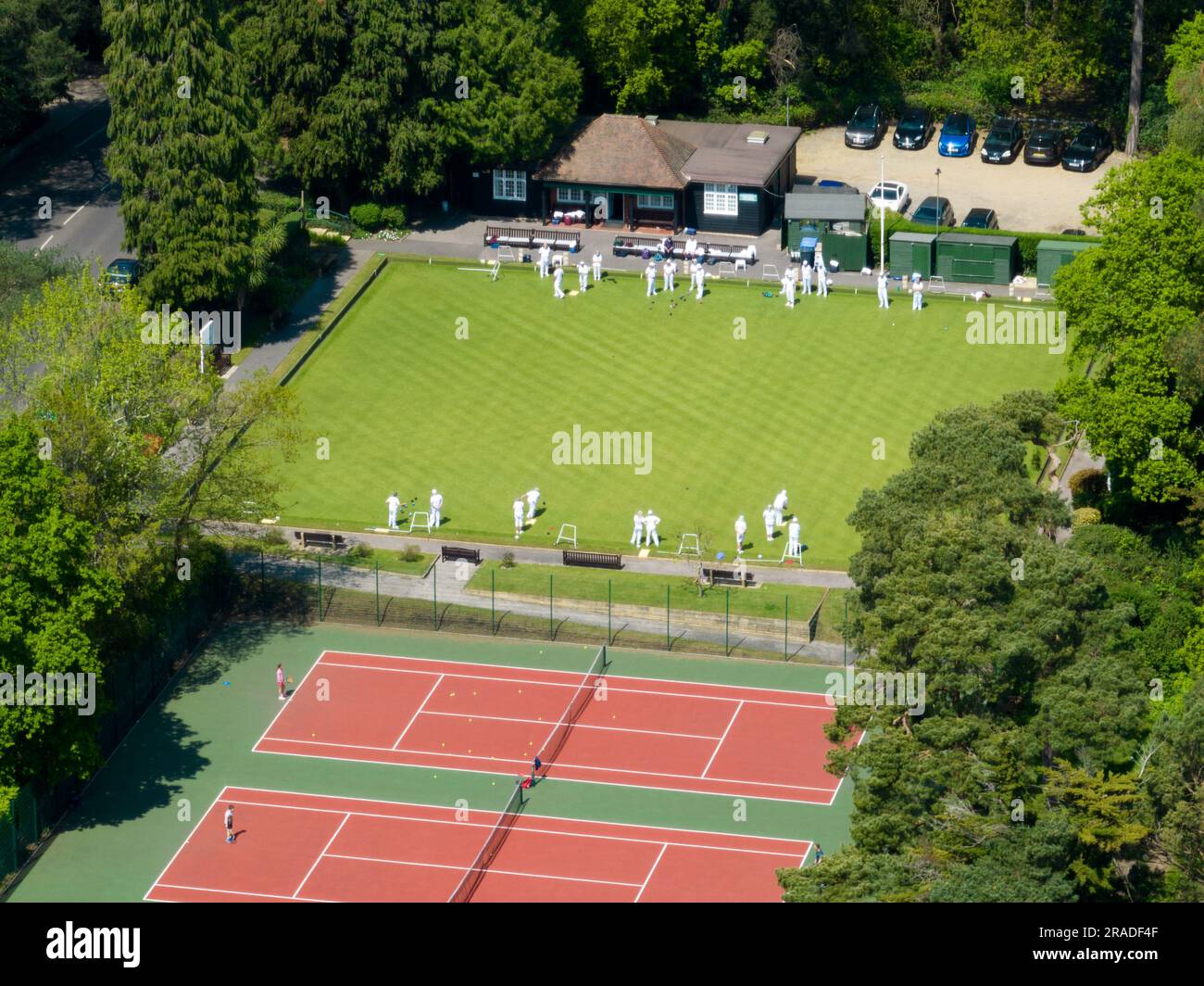 Tennis courts next hi-res stock photography and images - Alamy