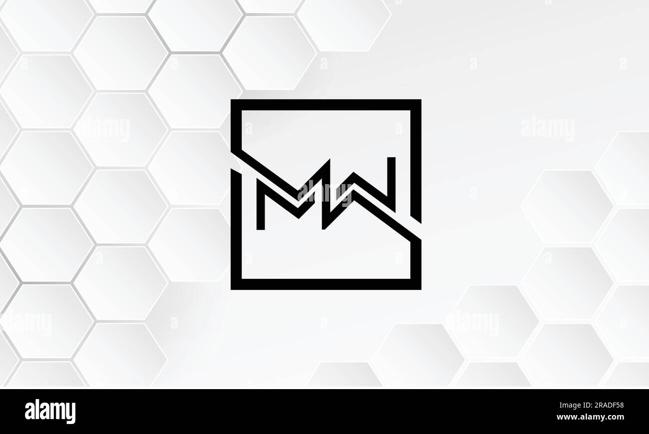MW, WM, Abstract Logo design Stock Vector Image & Art - Alamy