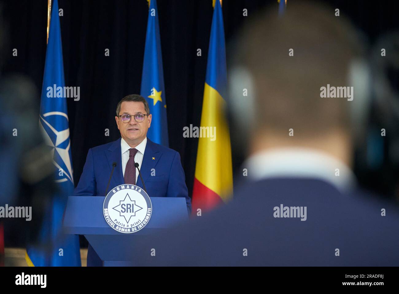 Bucharest, Romania. 3rd July, 2023: Eduard Raul Hellvig, director of ...