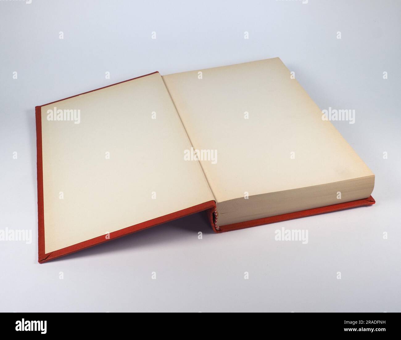 open book over off white background with copy space Stock Photo - Alamy