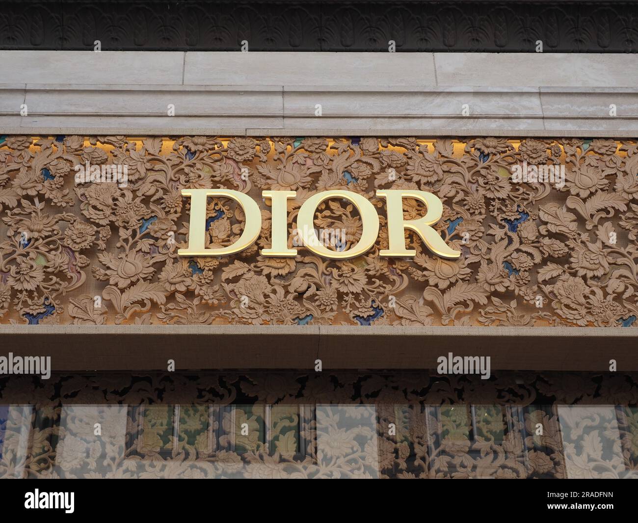 LONDON, UK - JUNE 07, 2023: Dior storefront sign Stock Photo - Alamy