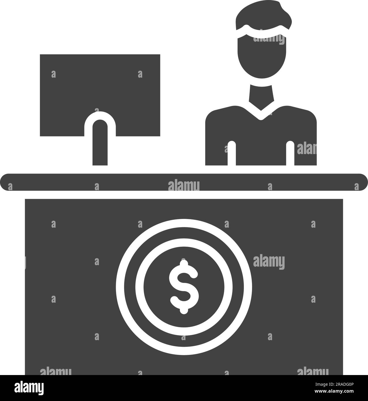 The cashier Cut Out Stock Images & Pictures - Alamy