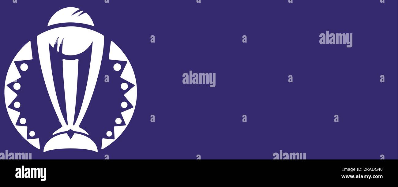 Odi cricket world cup trophy Stock Vector Images - Alamy