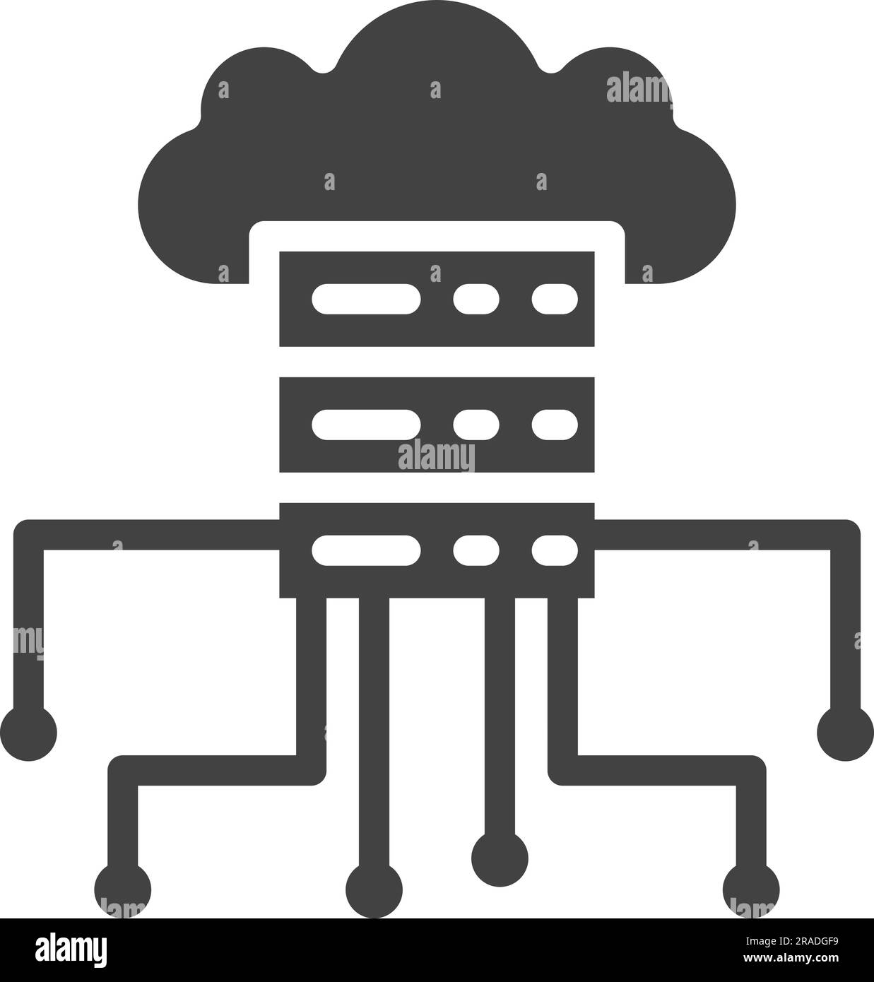 Cloud Computing Icon Image Stock Vector Image & Art - Alamy