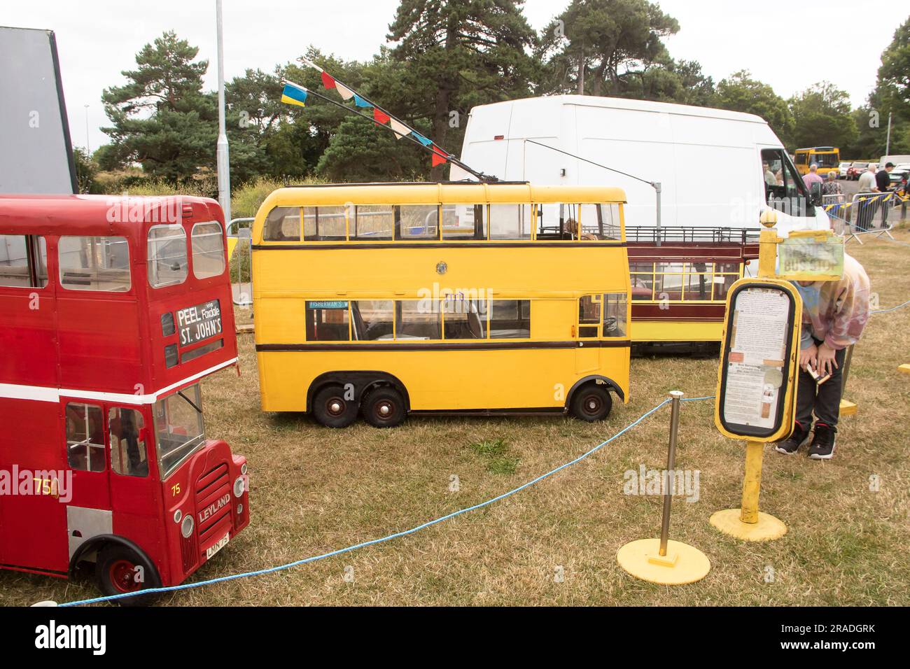 Bournemouth Bus Rally 2023, mostly vintage buses with a few models and ...