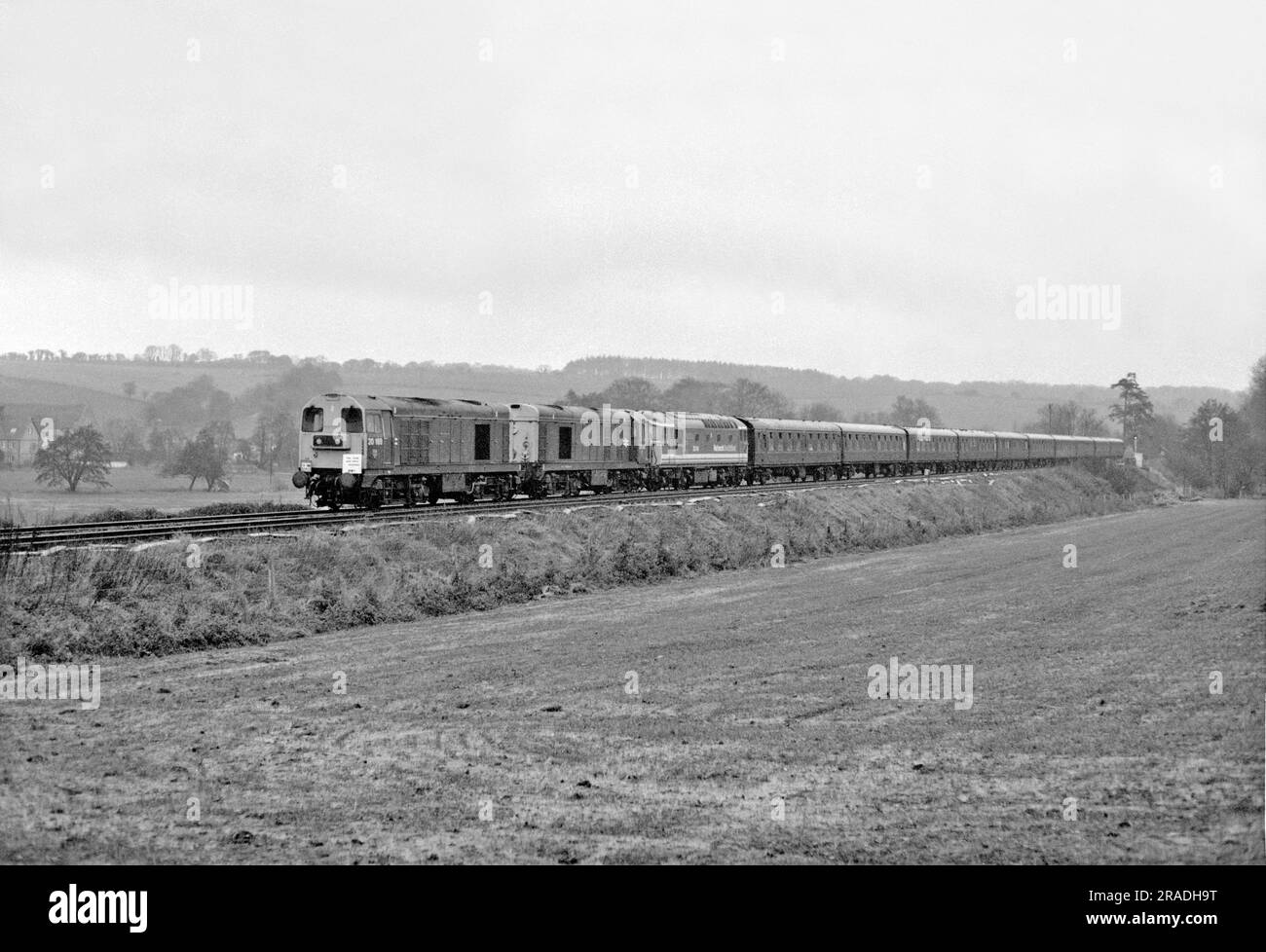 British railways class 33 locomotive Black and White Stock Photos ...