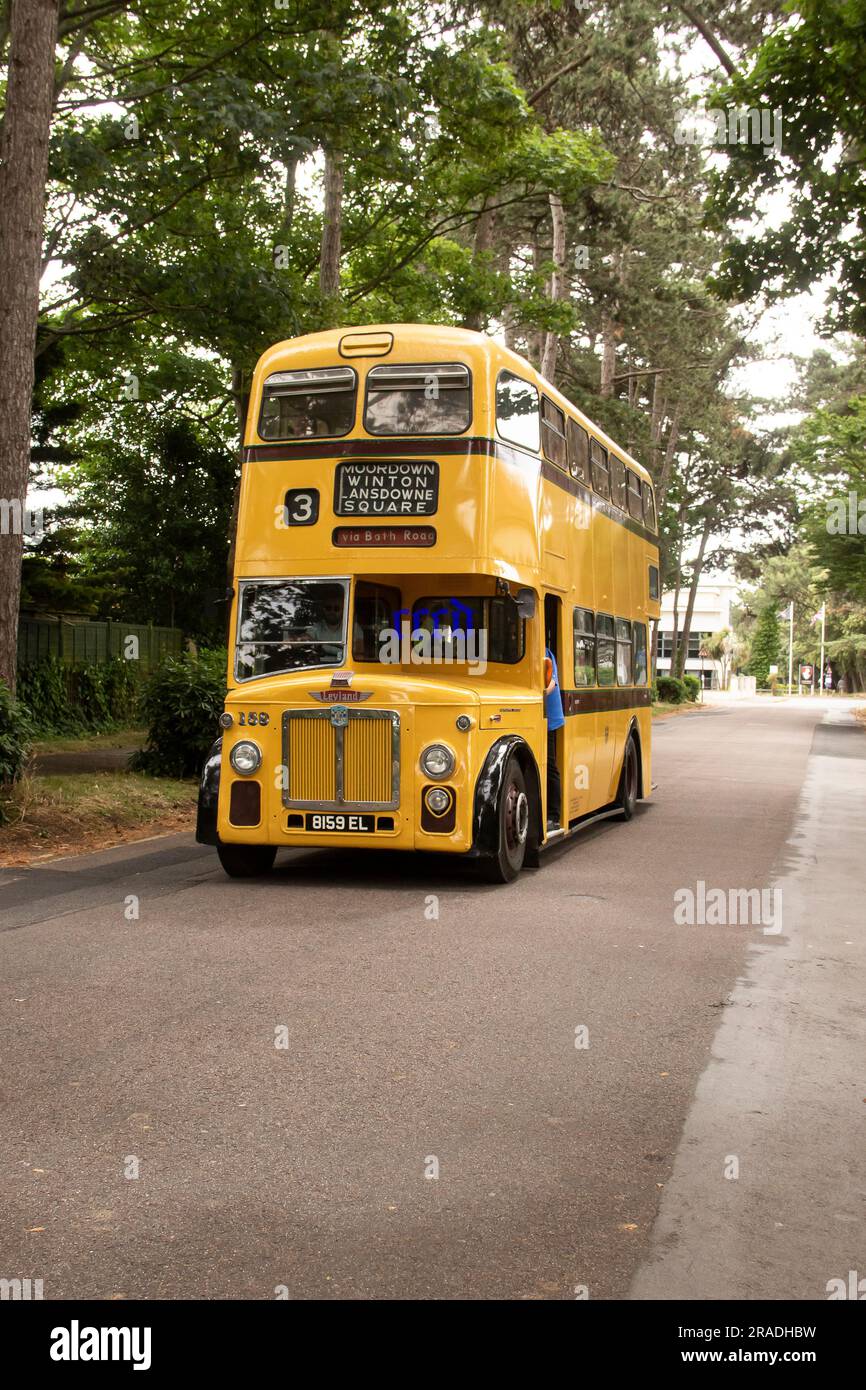 Bournemouth Bus Rally 2023, mostly vintage buses with a few models and ...