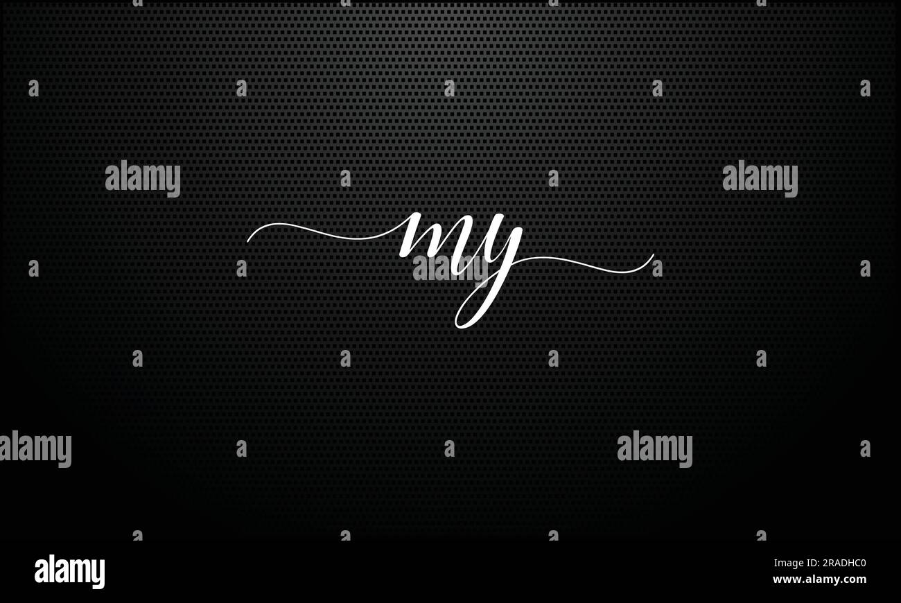 M design font Stock Vector Images - Alamy