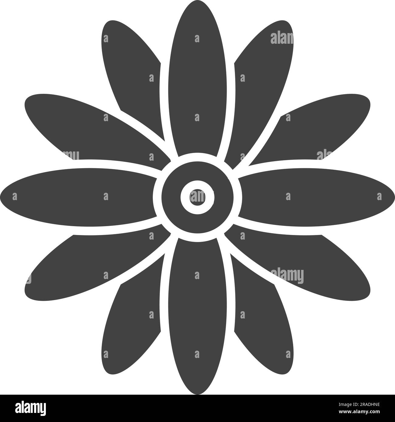 Daisy Icon Image Stock Vector Image & Art - Alamy