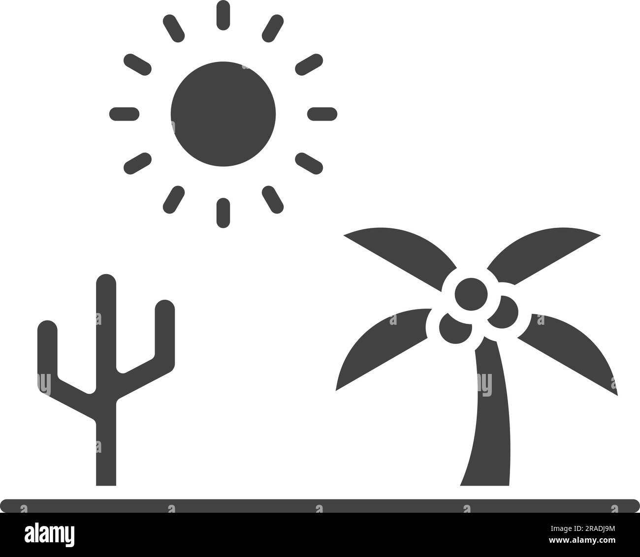 Desert Icon Image Stock Vector Image & Art - Alamy
