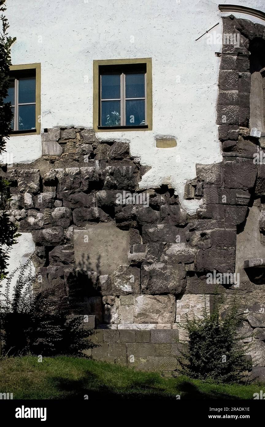Eastern tower of the Porta Praetoria in Regensburg, Bavaria, Germany ...