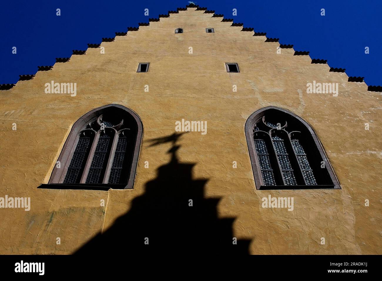 Stepped Gothic east gable of the Imperial Diet Hall or Reichssaal in ...