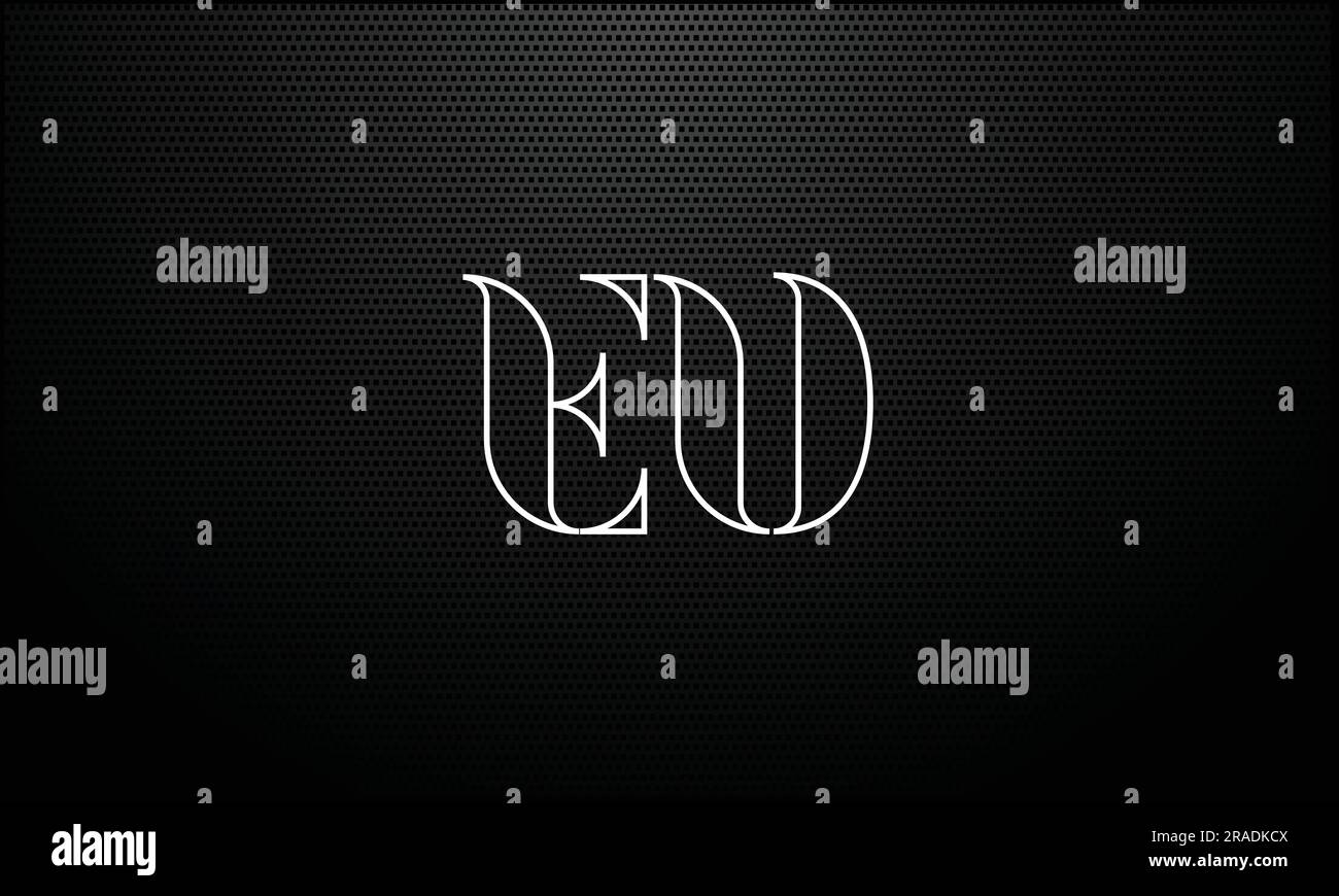 Monogram e d logo Stock Vector Images - Alamy
