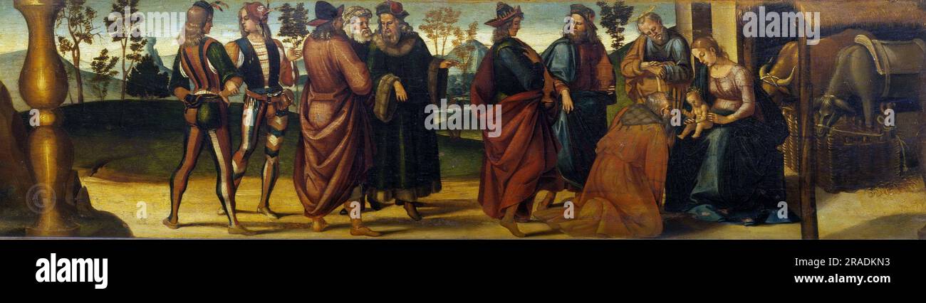 Adoration of the Magi Luca Signorelli (c.1445-1523 Stock Photo - Alamy