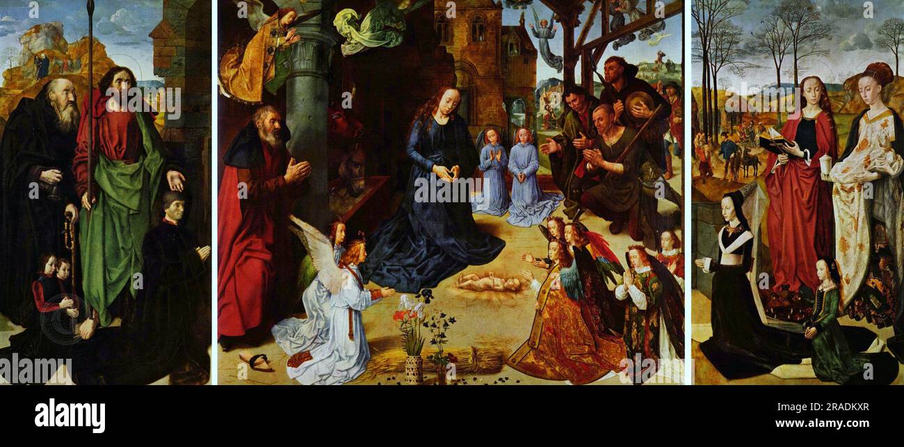 Triptich painting hi-res stock photography and images - Alamy