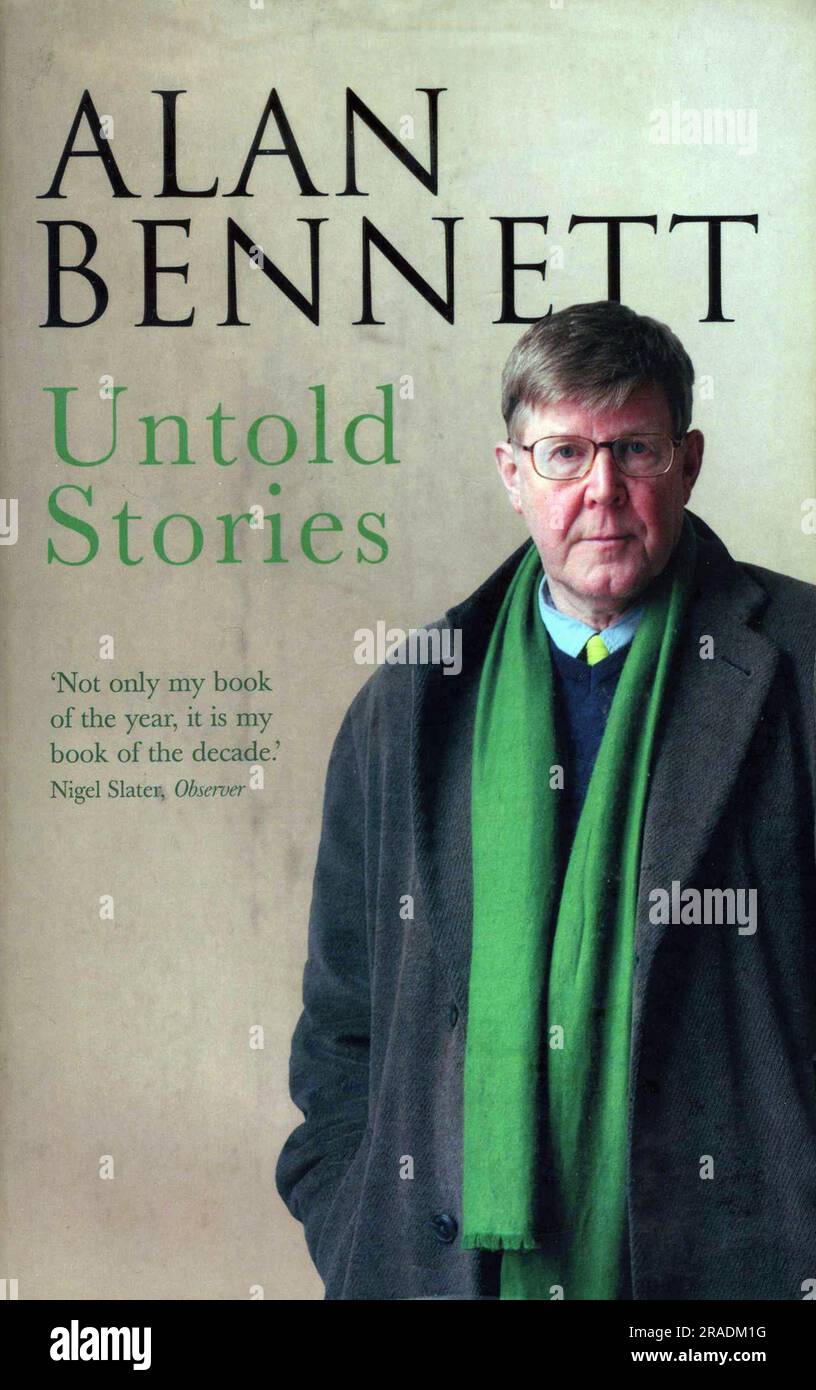 Book cover. "Untold Stories" by Alan Bennett Stock Photo - Alamy