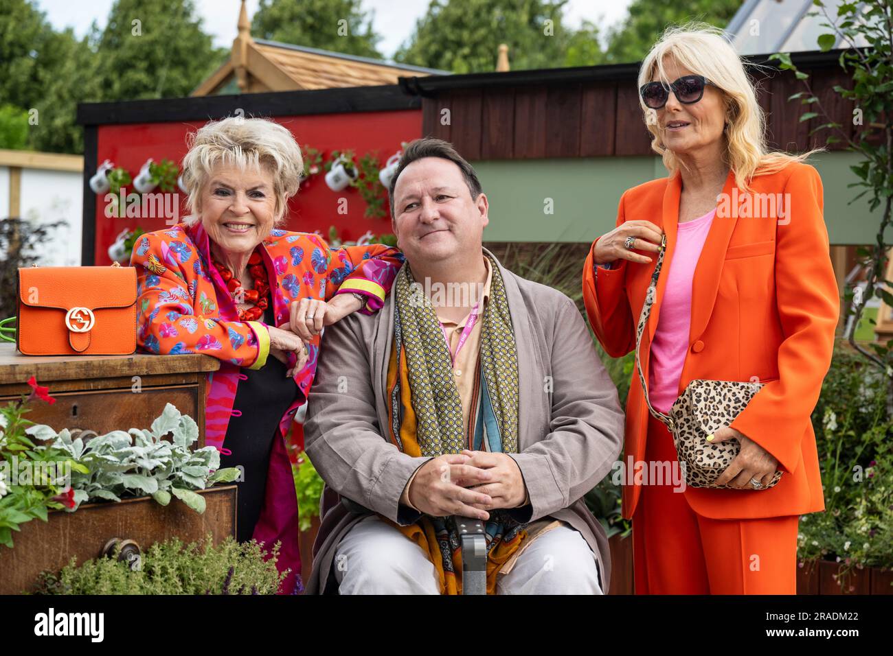 London, UK. 3 July 2023. (L to R) Gloria Hunniford, BBC Morning Live ...