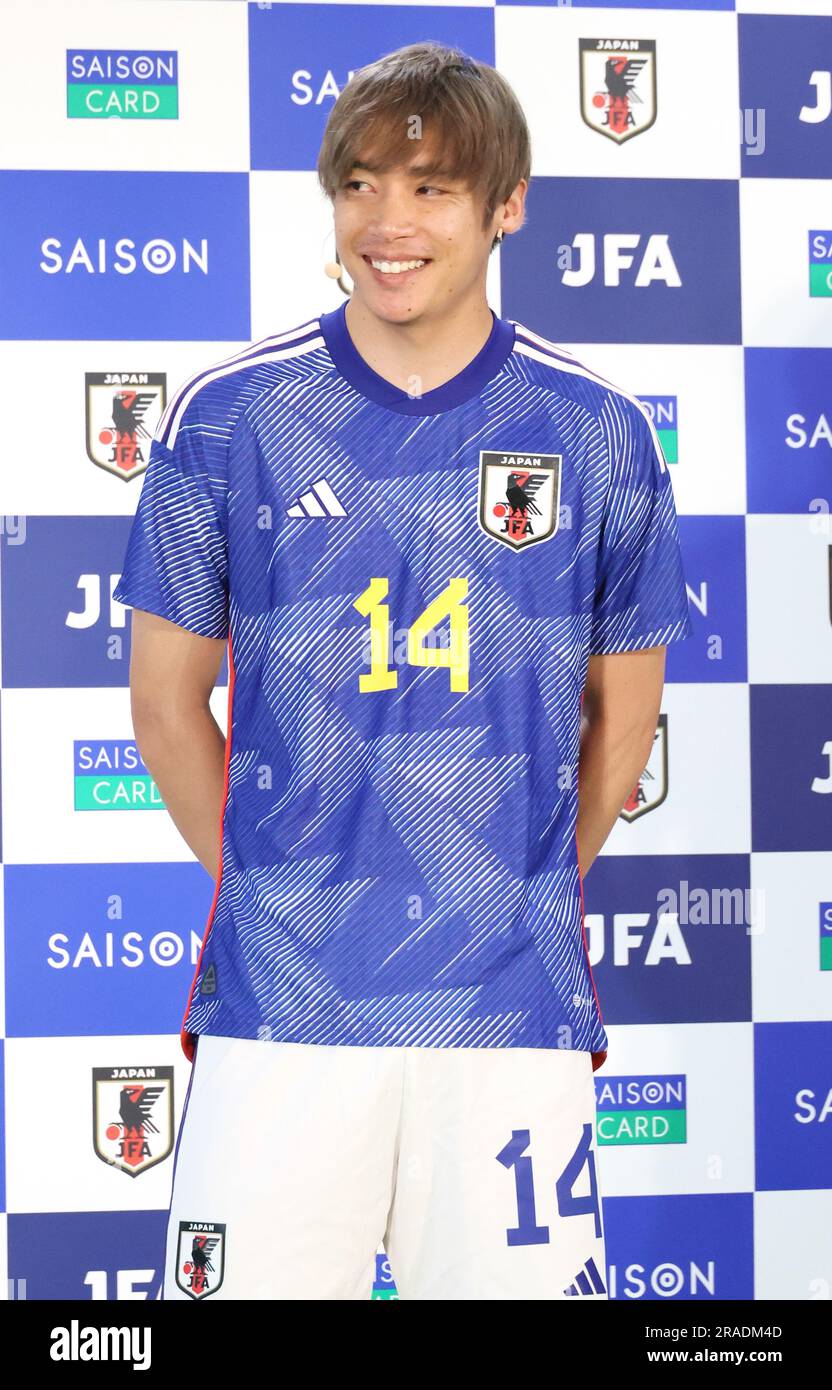 Tokyo, Japan. 3rd July, 2023. Japanese professional football player ...