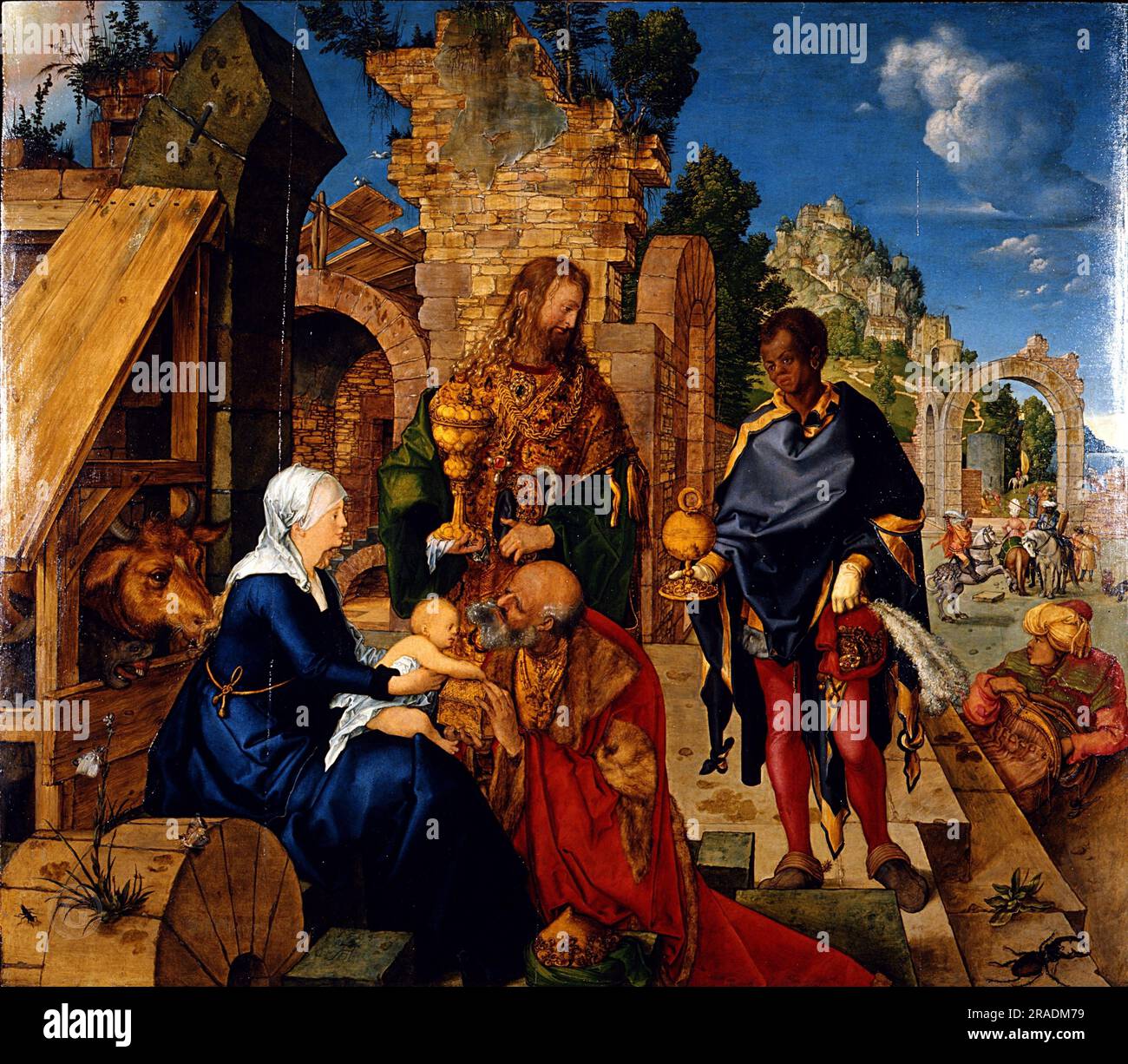 Uffizi – Albrecht Dürer - Adoration of the Magi Stock Photo - Alamy