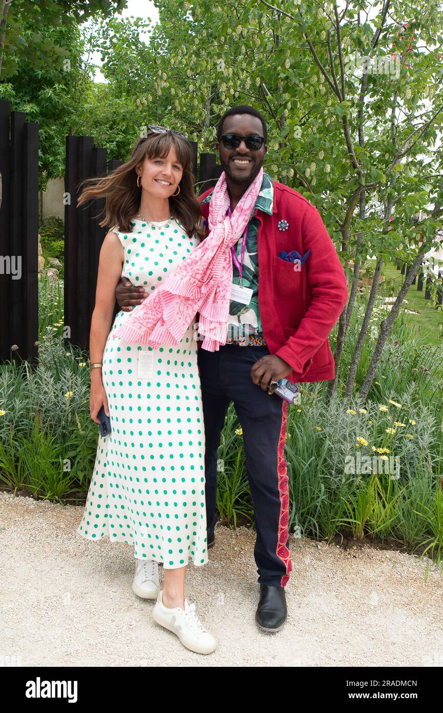 East Molesey, Surrey, UK. 3rd July, 2023. Garden Designer Imogen ...