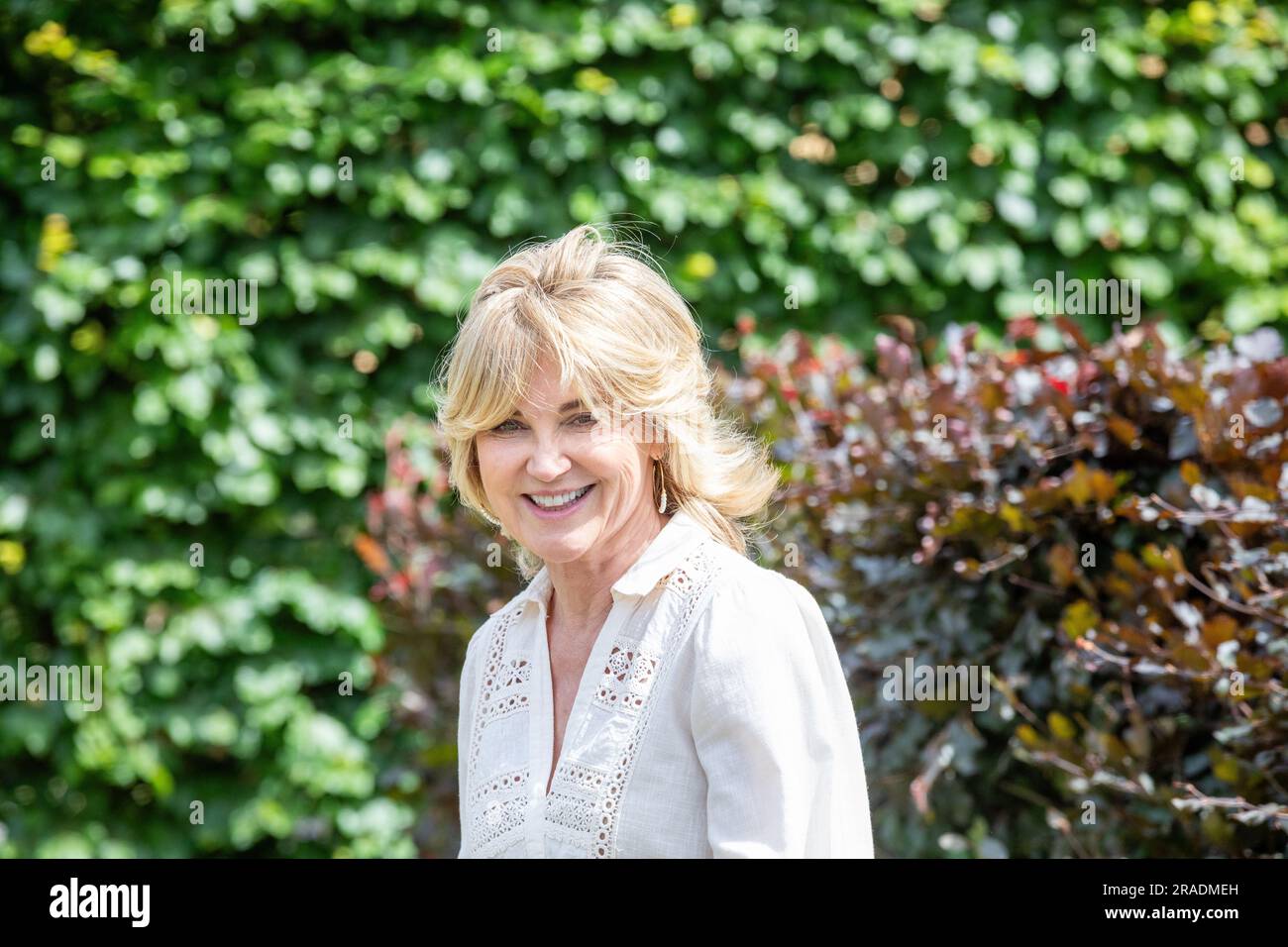 East Molesey, UK. 3rd July, 2023.Anthea Turner, attends RHS Hampton ...