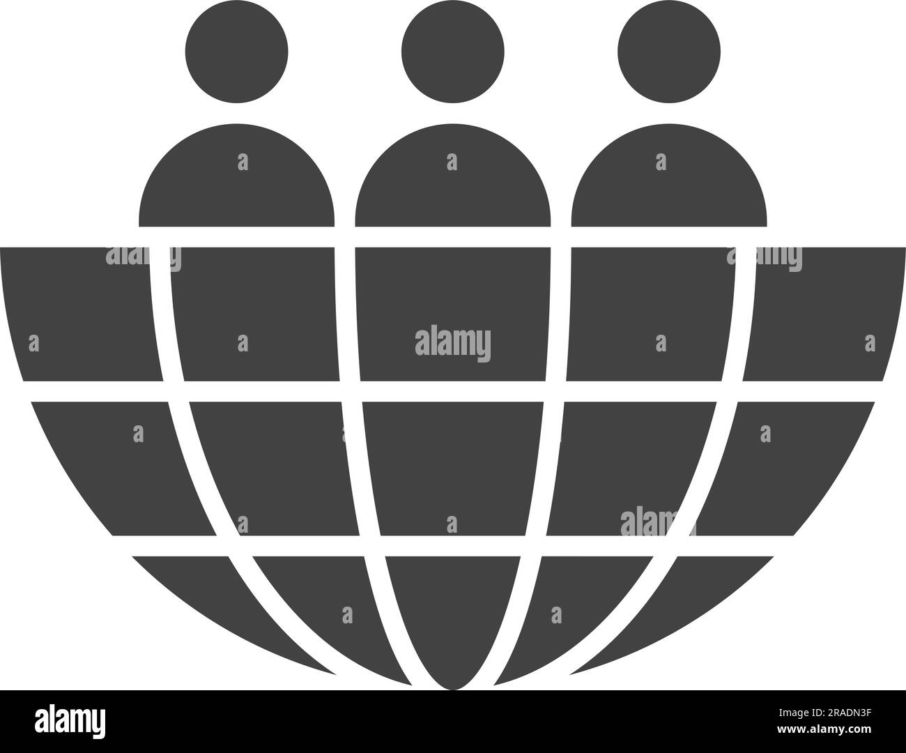 Global Audience Icon image. Suitable for mobile application Stock ...