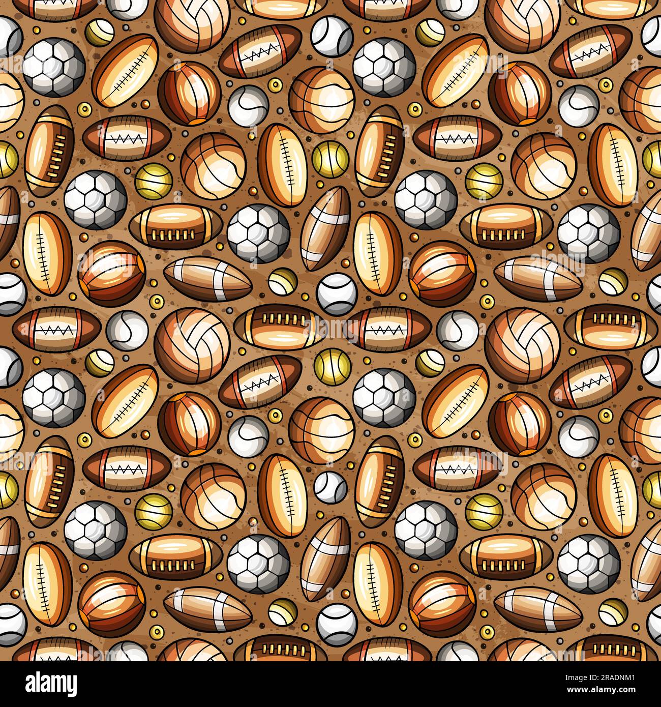 Rugby balls seamless background hi-res stock photography and images - Alamy