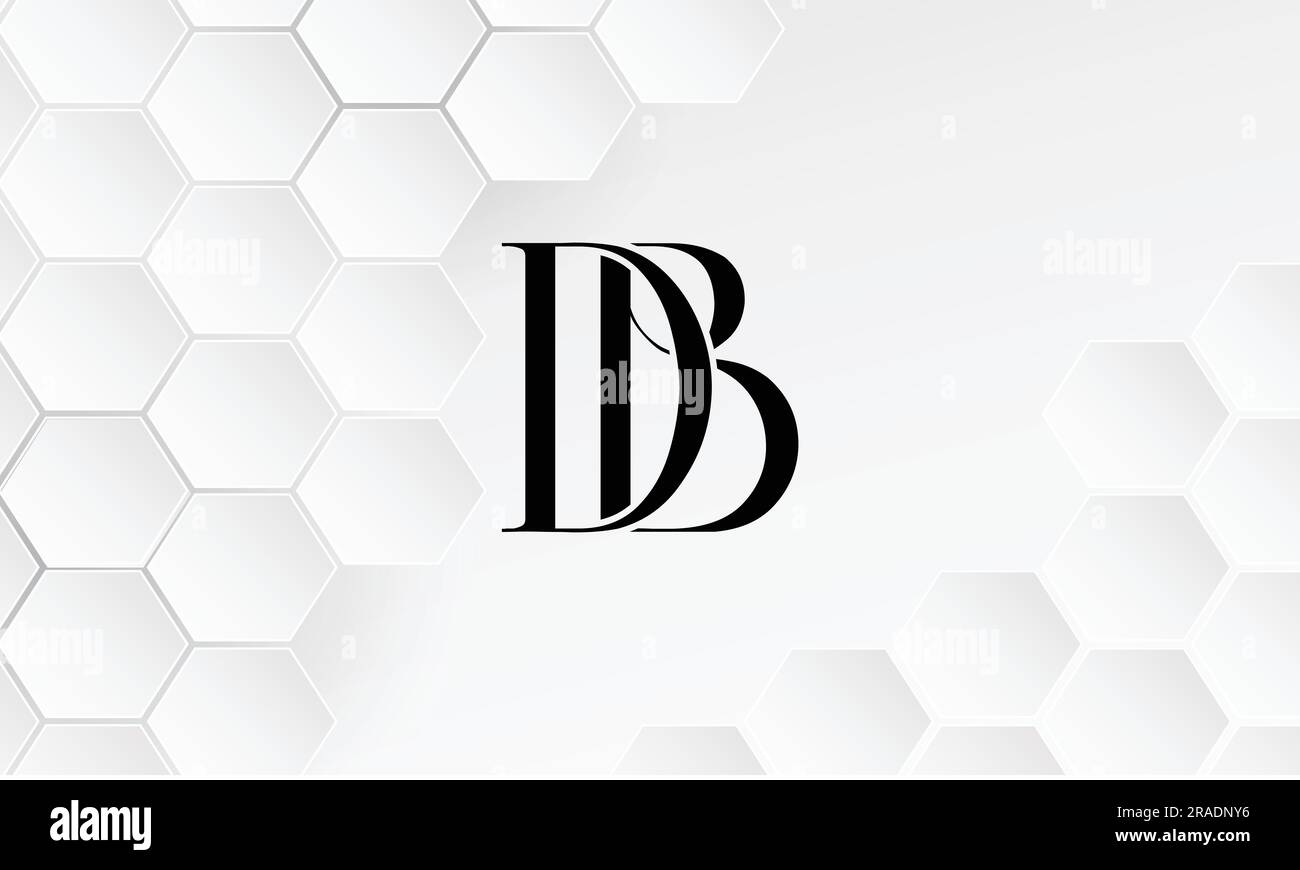 Db letters Stock Vector Images - Alamy