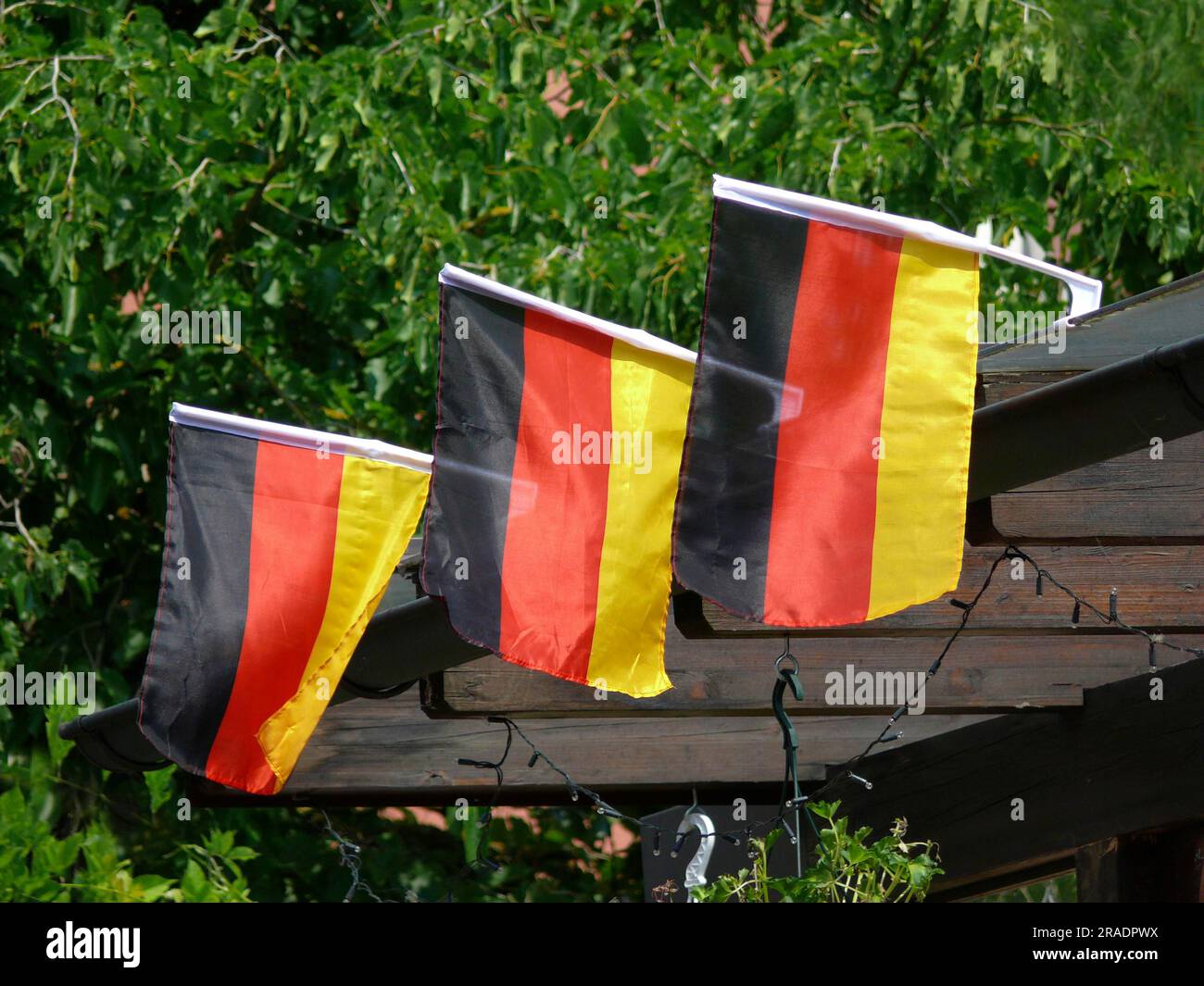 Germany flags on the window, Germany flags, Germany flags Stock Photo ...