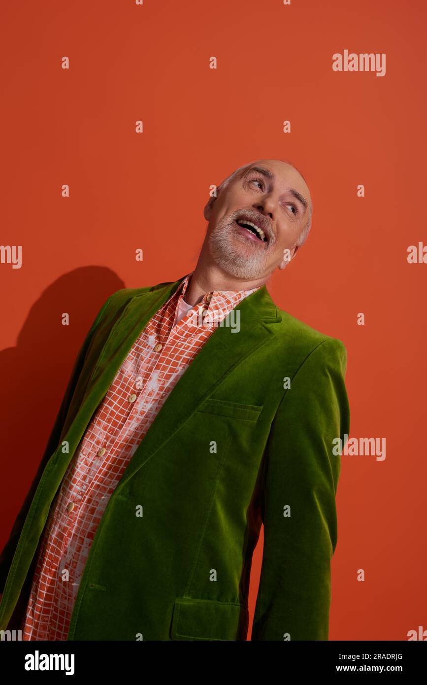 Overjoyed laughing man looking hi-res stock photography and images - Alamy
