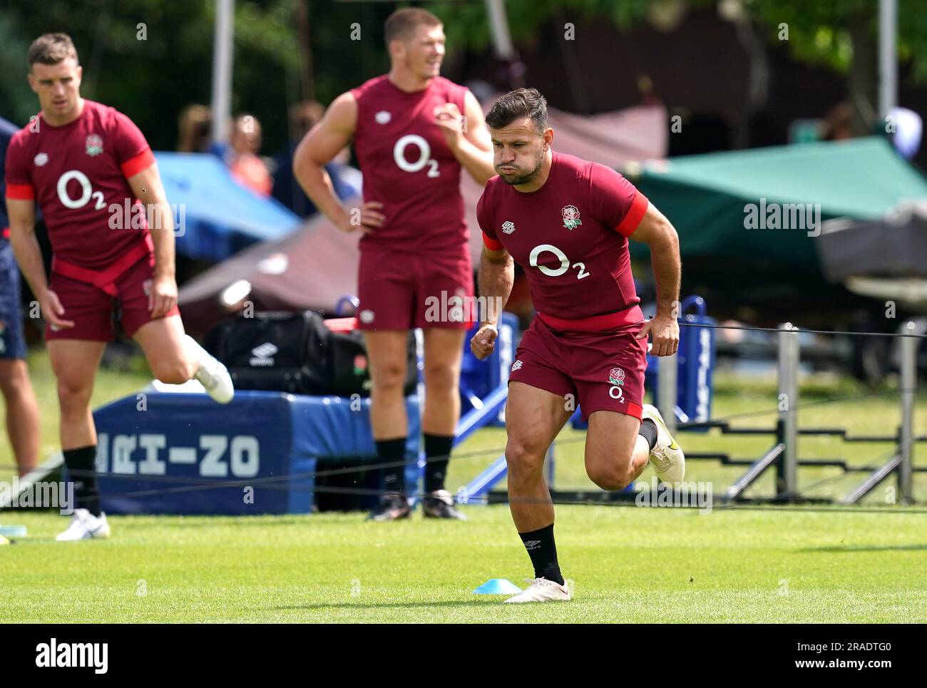 England's Danny Care during a training session at The Lensbury Resort ...