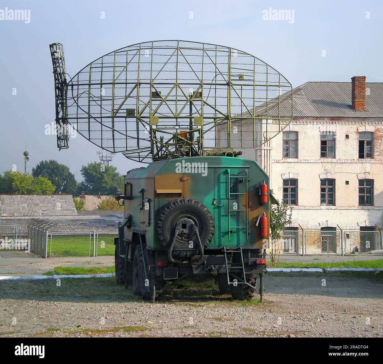 An obsolete Soviet radar based on ZIL vehicle, still used in aggressive ...