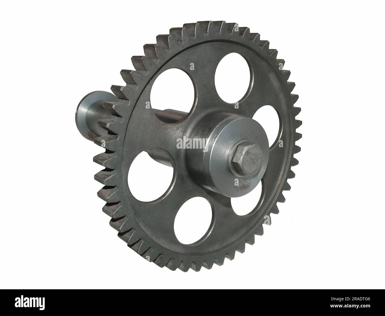 Gear cog background wheel white round Cut Out Stock Images & Pictures ...