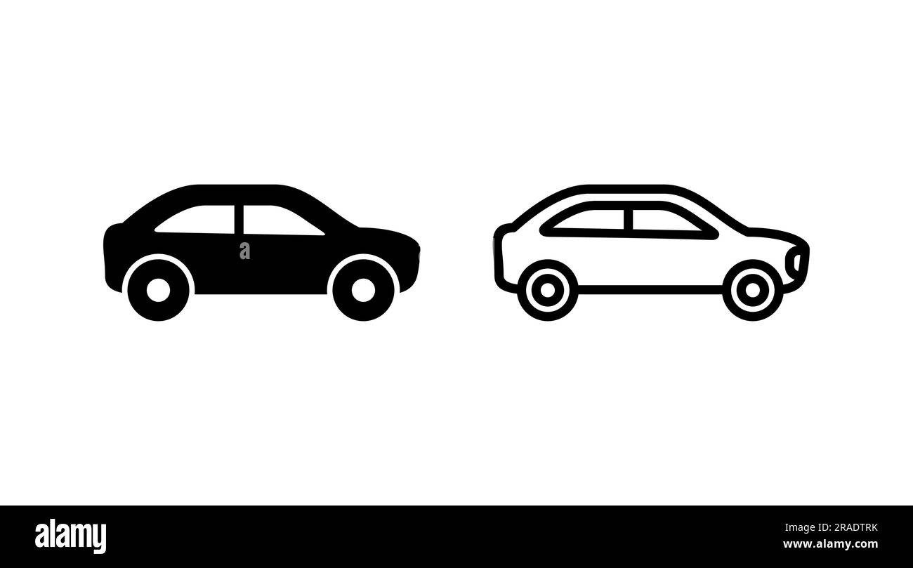 Car icon vector. Car sign. sedan Stock Vector Image & Art - Alamy