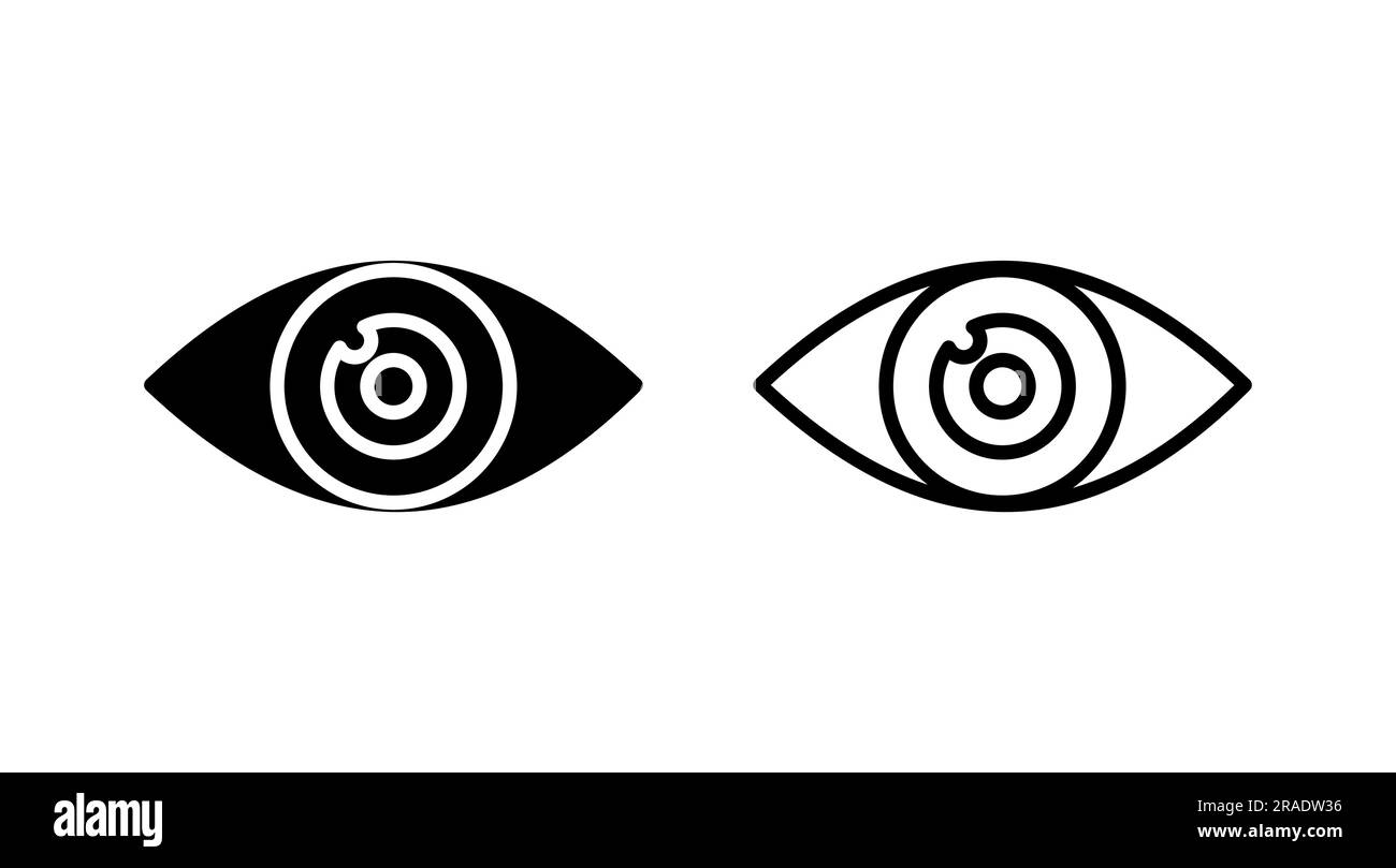 Eye icon. Look and Vision icon. Eye vector icon Stock Vector Image ...
