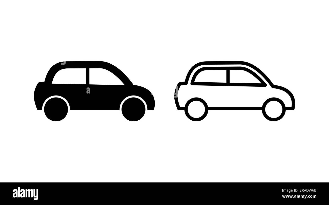 Car icon vector. Car sign. sedan Stock Vector Image & Art - Alamy