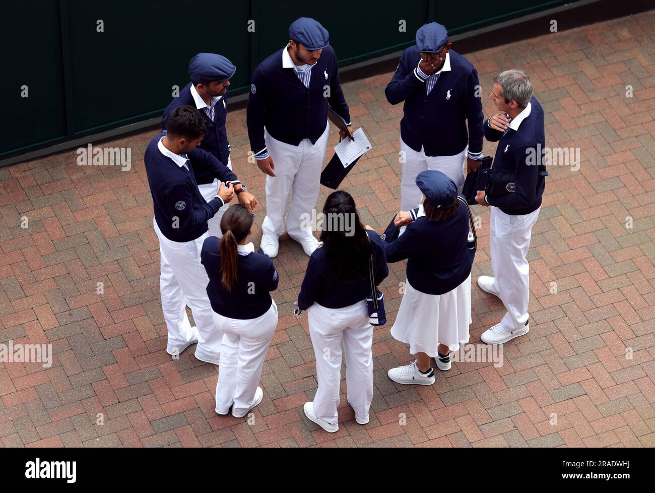 Match officials on day one of the 2023 Wimbledon Championships at the ...