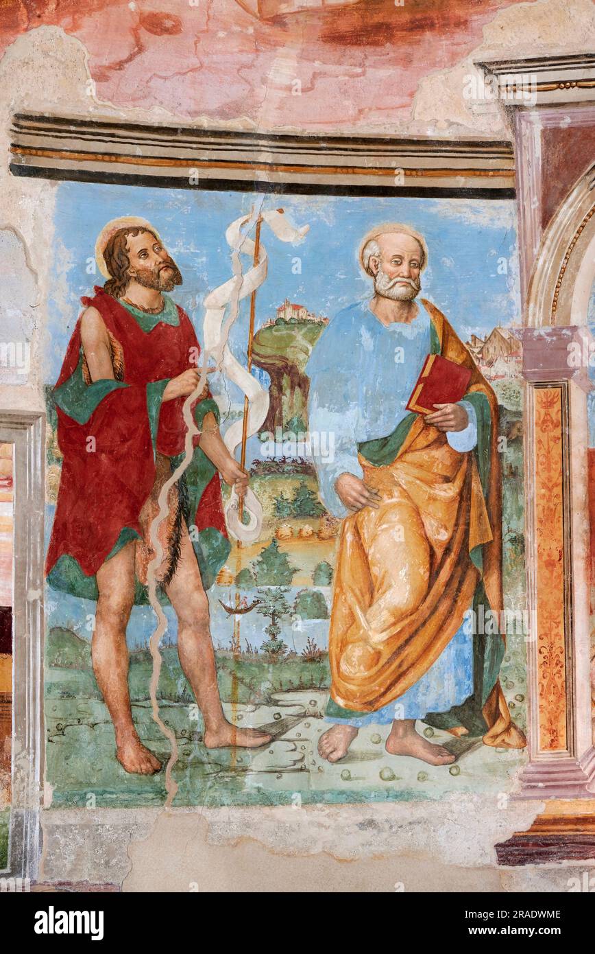 S. Giovanni Battista e S. Pietro - pittore bresciano del secondo quarto ...