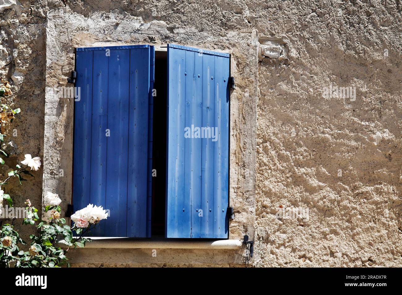 The blue window Stock Photo - Alamy