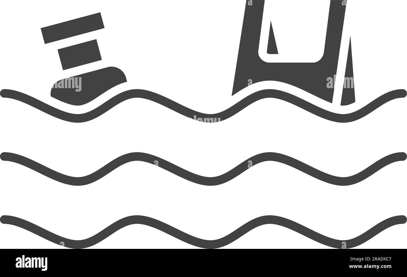 Icon ocean sea Black and White Stock Photos & Images - Alamy