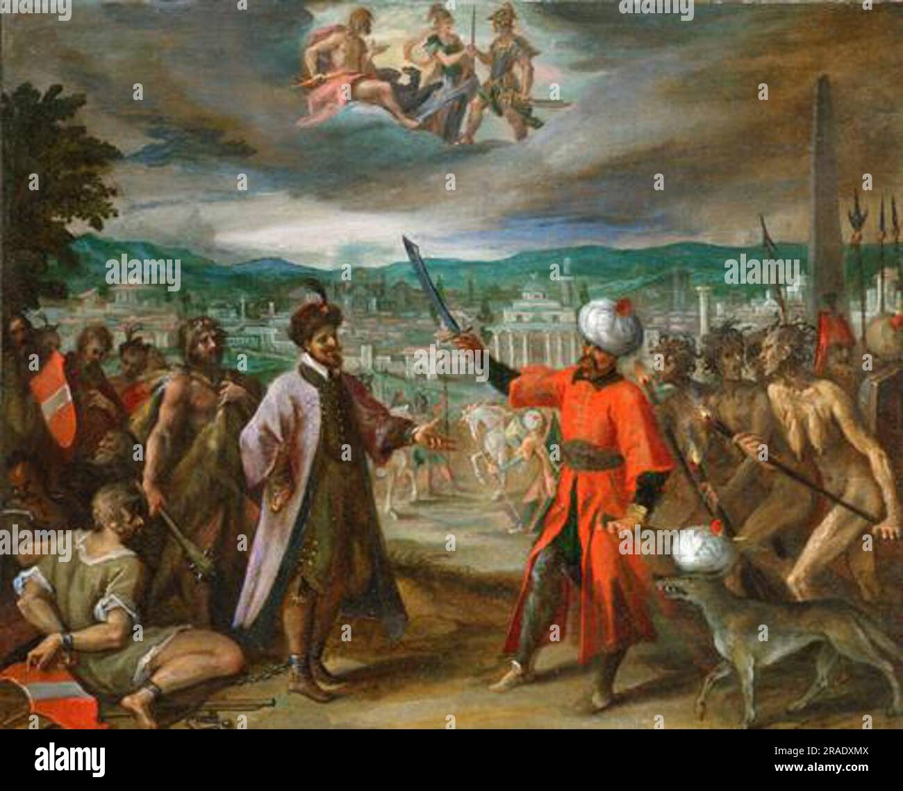 Allegory on the declaration of war before Constantinople 1604 by Hans ...