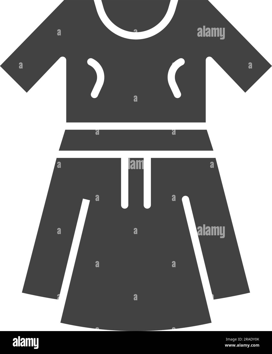 Party Dress Icon image. Suitable for mobile application Stock Vector ...